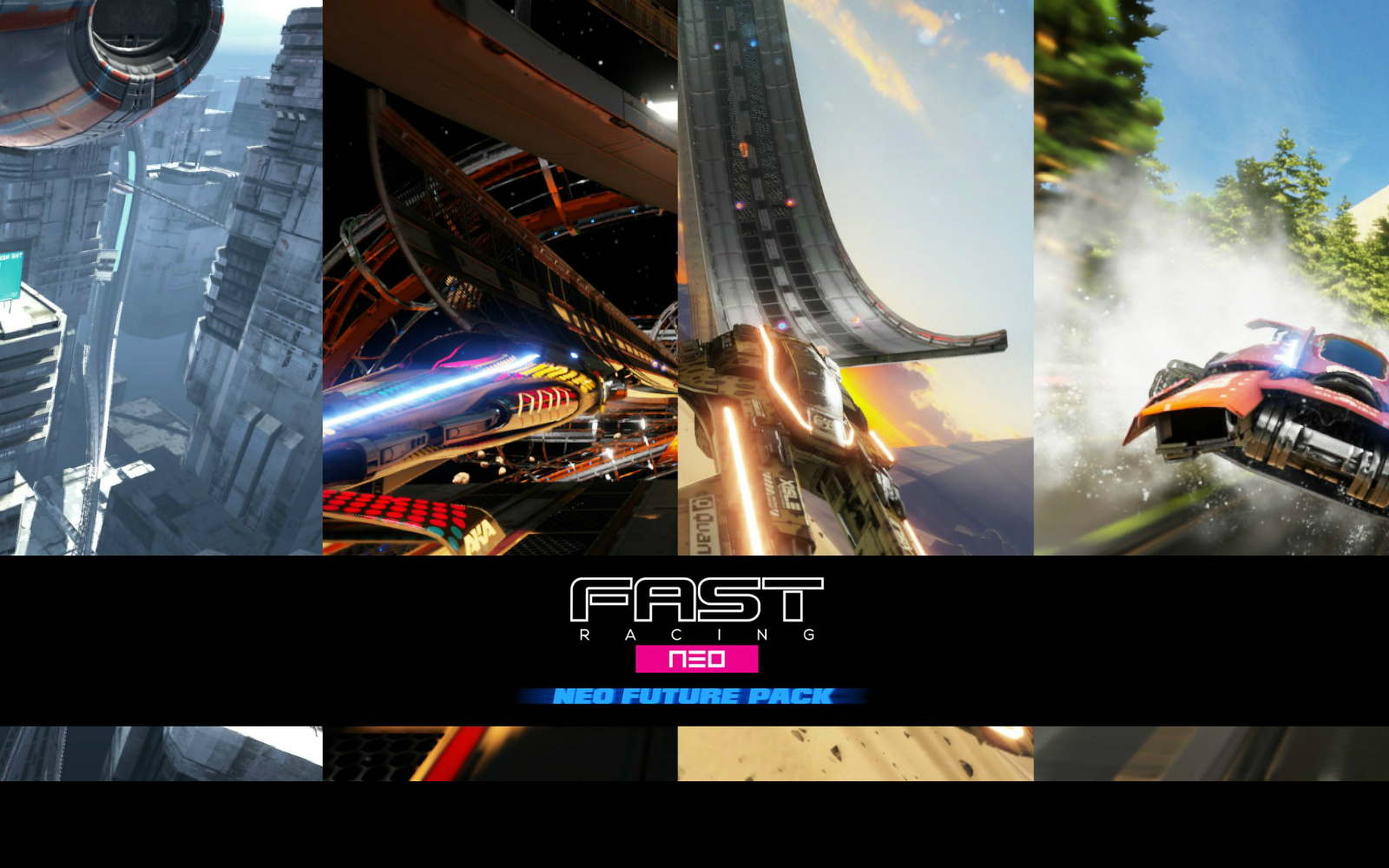 Fast Racing Neo: 13 минутная демонстрация Neo Future DLC Pack - Shazoo