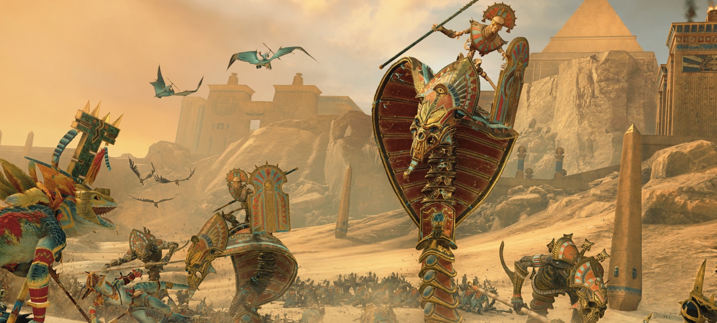 Почти час геймплея дополнения Rise of the Tomb Kings для Total War ...