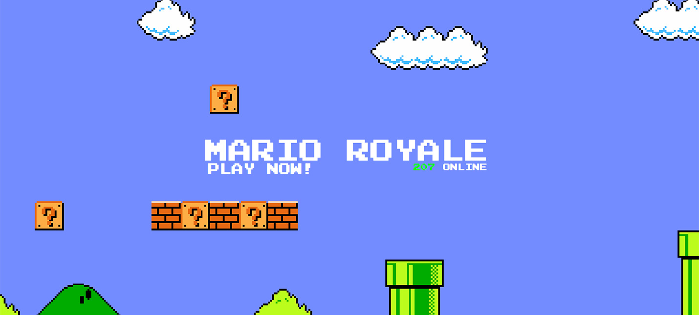Умелец создал браузерную королевскую битву Super Mario Bros - Shazoo