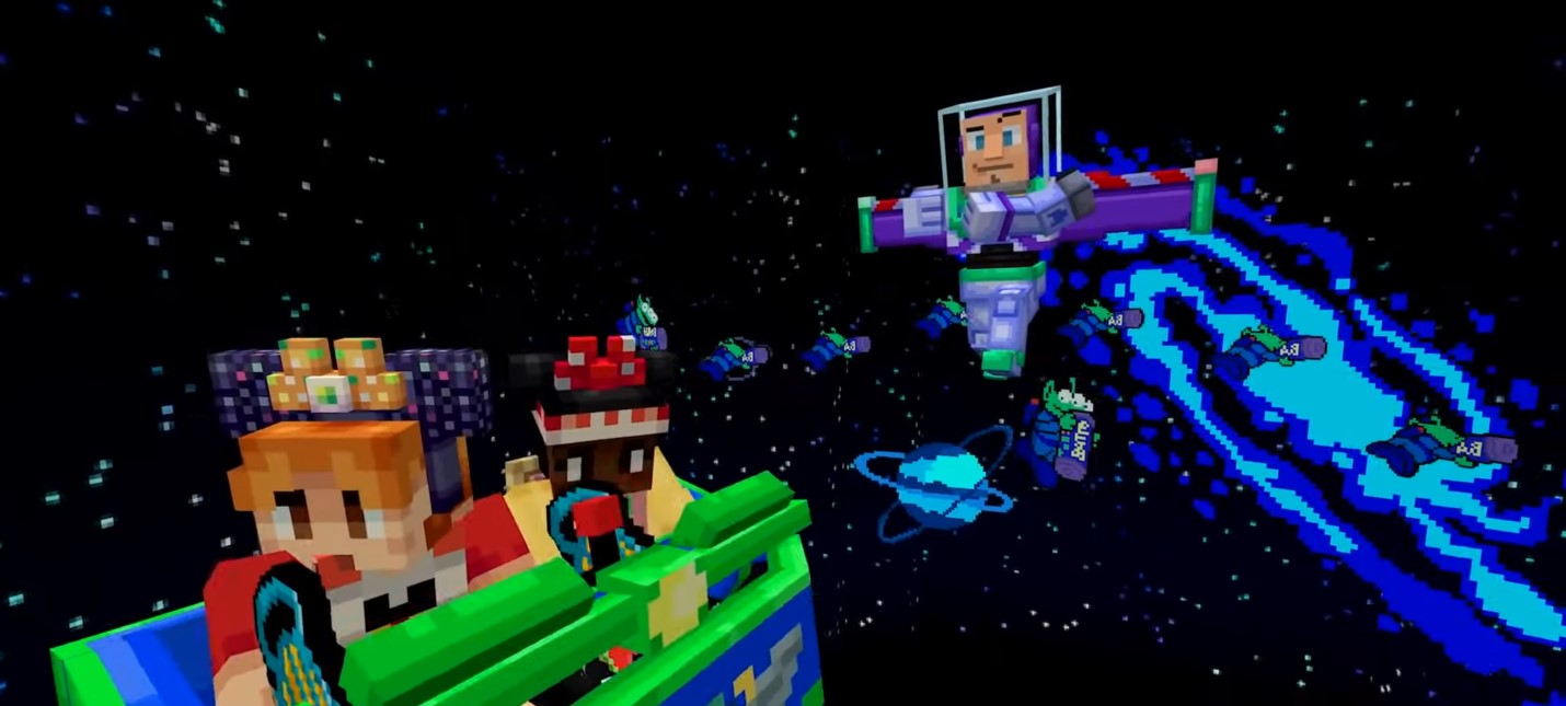 Миры и персонажи Disney и Pixar появились в Minecraft - Shazoo