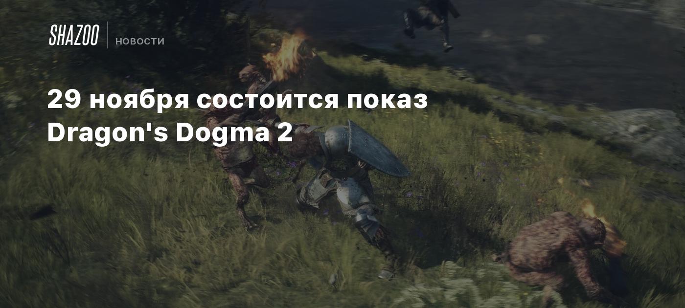 29 ноября состоится показ Dragon's Dogma 2 - Shazoo