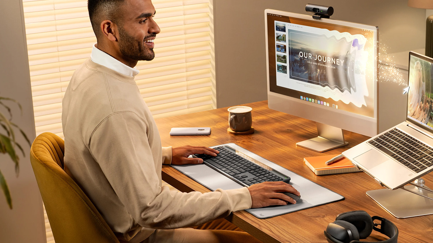 Logitech представила клавиатуру, которая заряжается от любого источника света - Shazoo