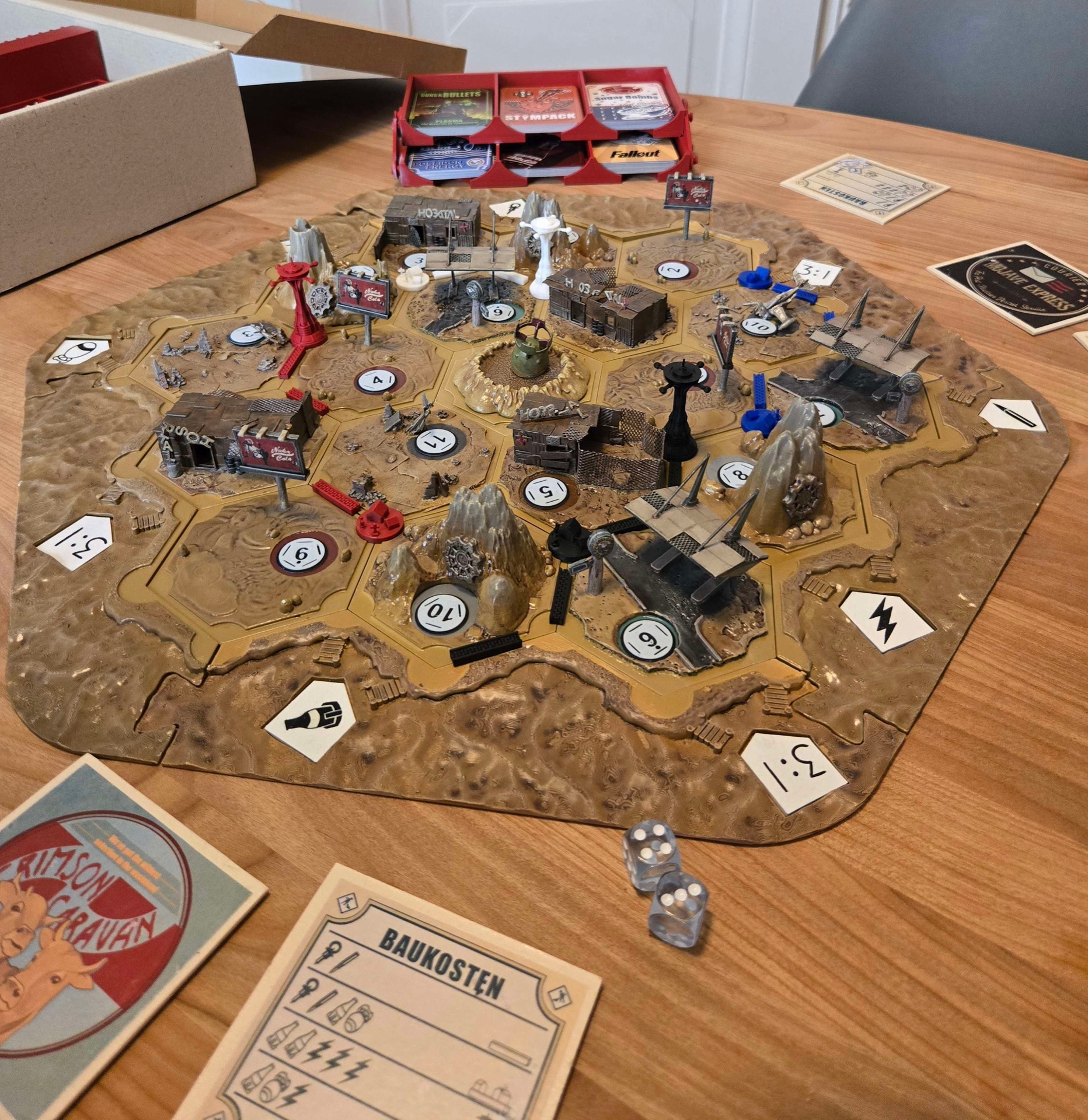 Фанатка за три недели превратила Catan в настольную игру по Fallout New ...