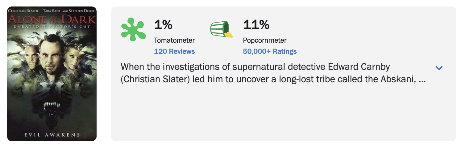 Уве Болл готовит новый фильм Alone in the Dark несмотря на 1% на Rotten ...