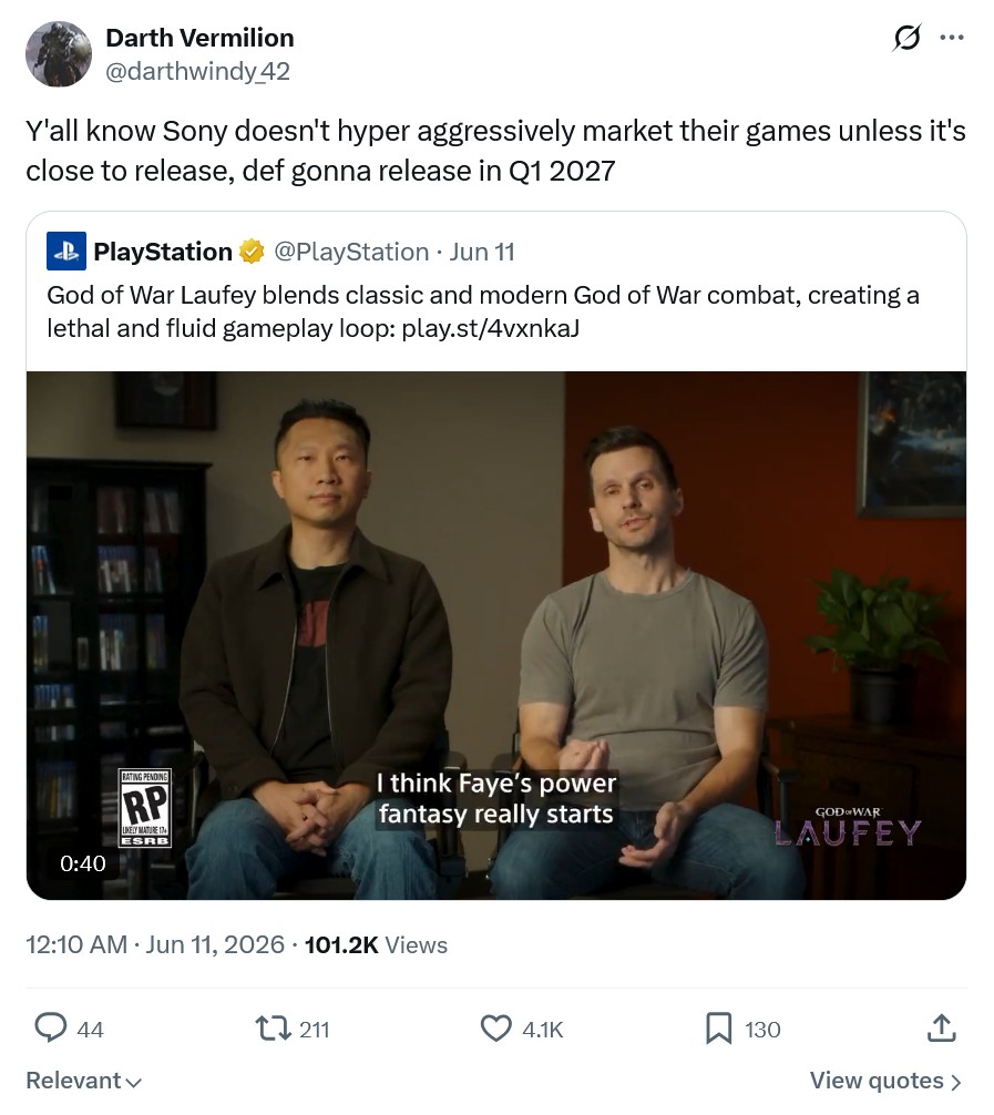 Sony продвигает God of War Laufey агрессивнее, чем Marvel's Wolverine ...