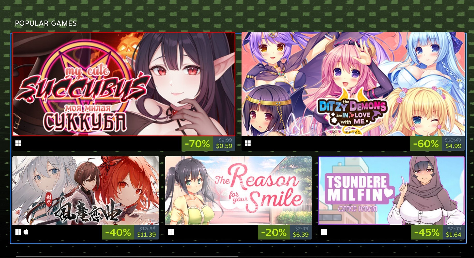 В Steam стартовал фестиваль инди NSFW-игр для взрослых - Shazoo