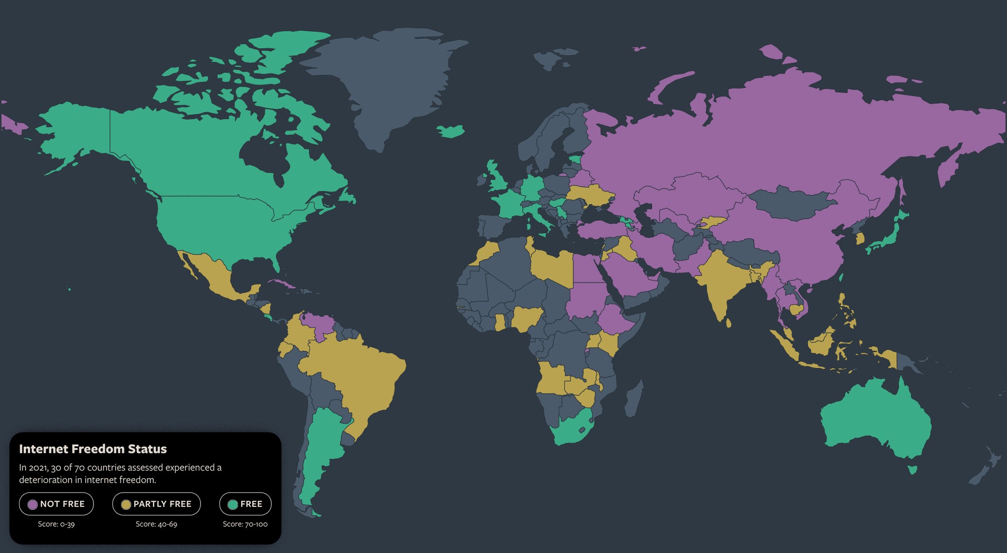 Правительства 59 стран пообещали сохранить интернет открытым — Россия и ...